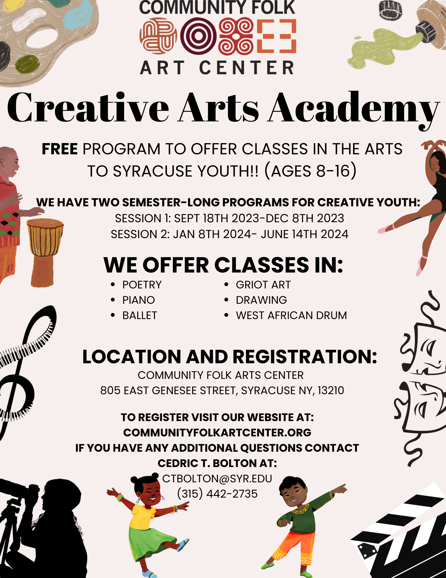 Creative Arts Academy - Community Folk Art Center – Syracuse University