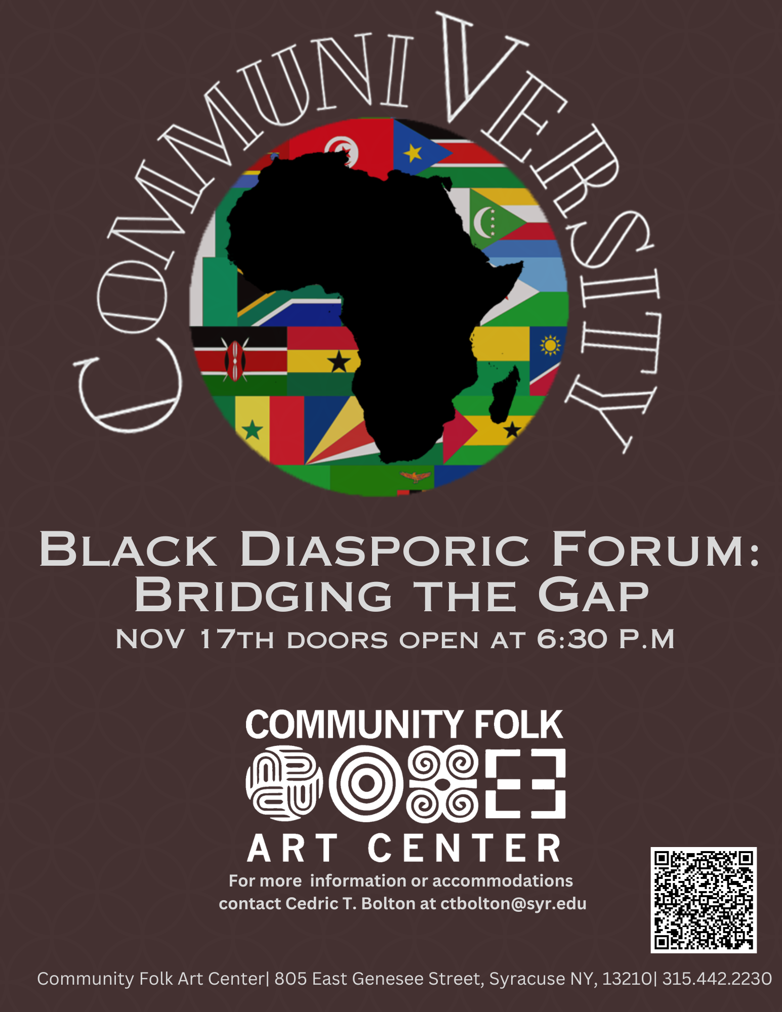 CommuniVersity-Black Diasporic Forum: Bridging the Gap - Community Folk ...